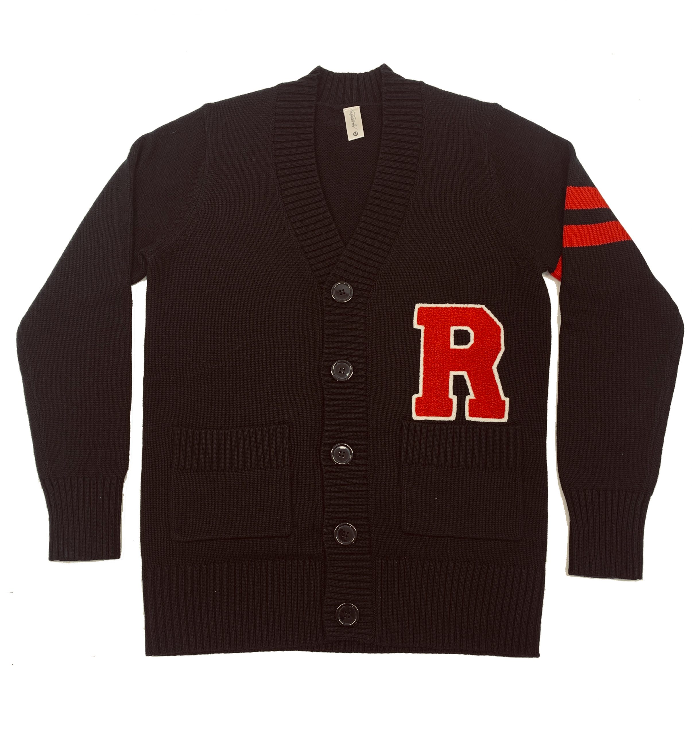 Hip Hop 50's Shop | Retro "R" Letterman Cardigan Sweater